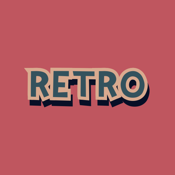 56 Fun Retro Logos Collection
